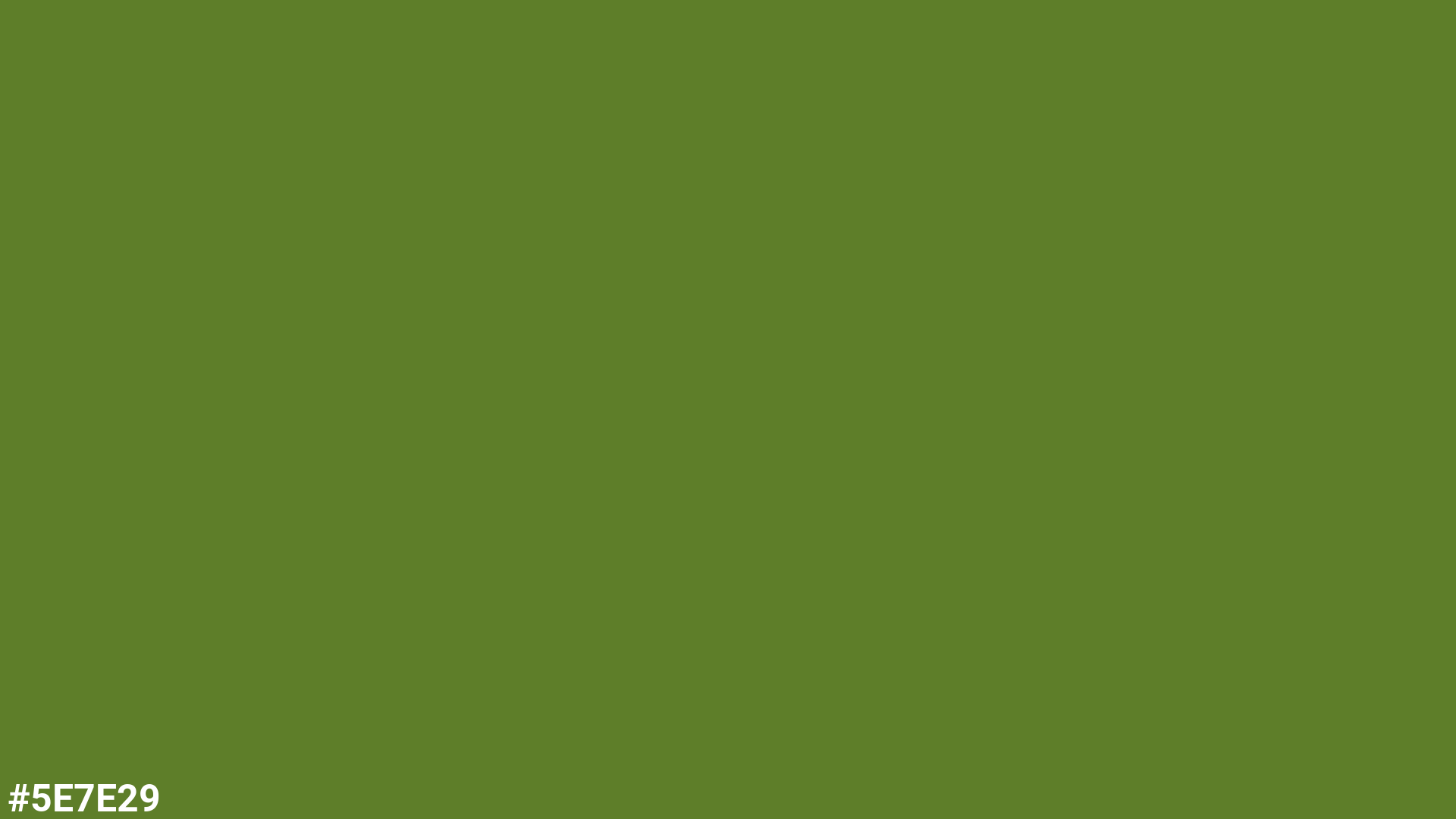 Pantone 2279 C | #5E7E29 - Detailed Color Information and Usage