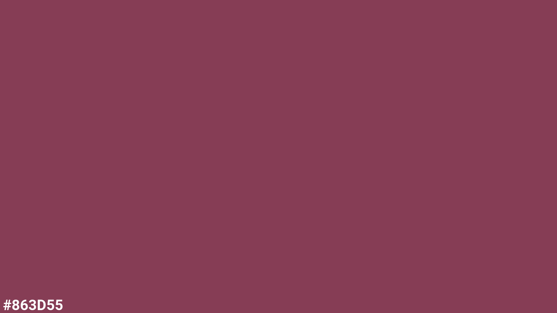 Pantone 18 2027 Tpg | Beaujolais | #863D55 - Detailed Color Information ...