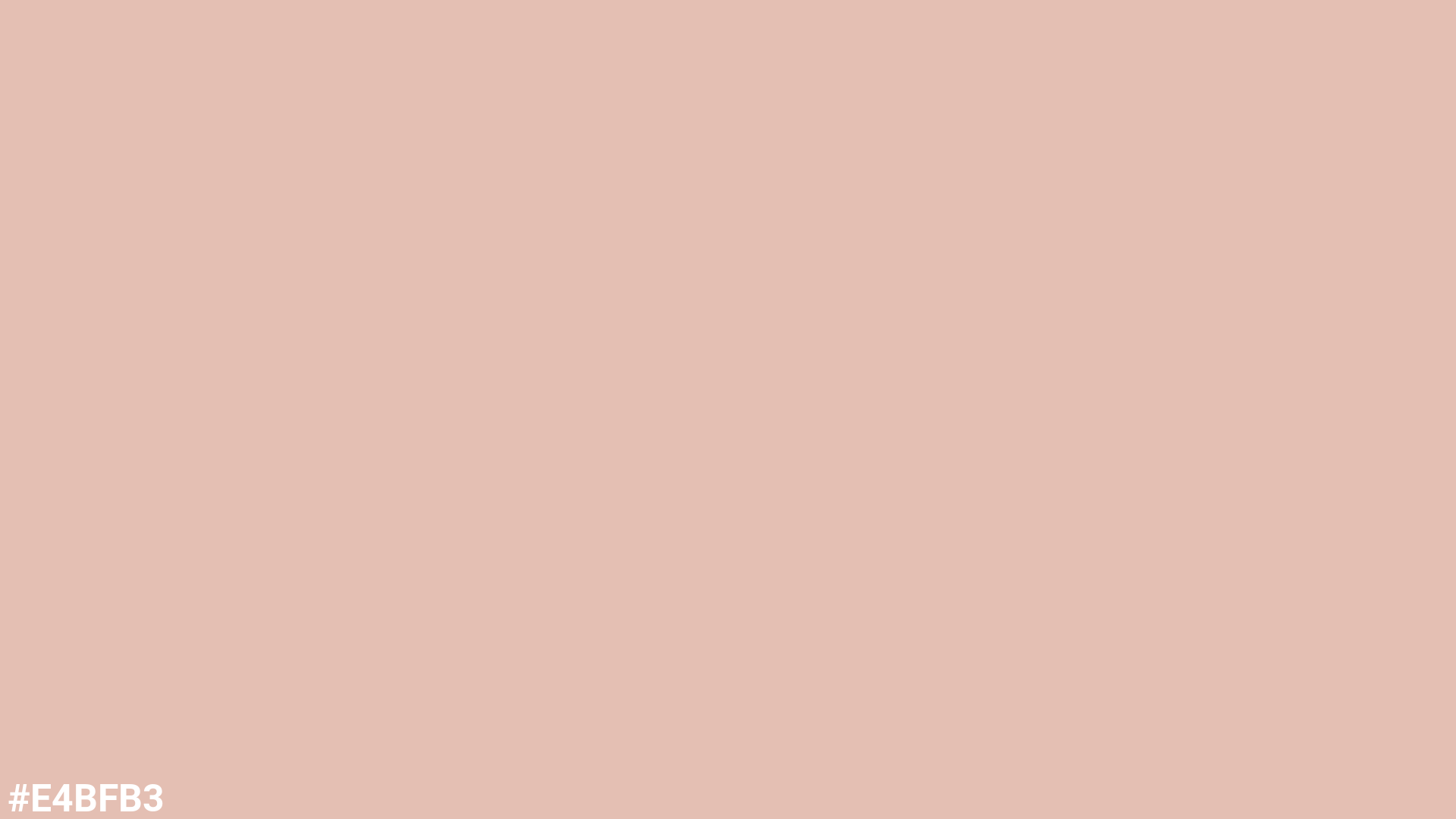 Pantone 14 1312 Tcx | Pale Blush | #E4BFB3 - Detailed Color Information ...