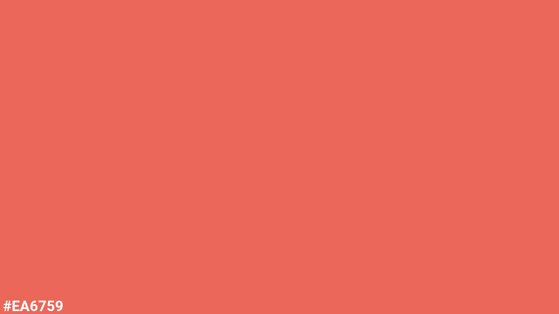 Pantone 17 1547 Tcx | Emberglow | #EA6759 - Detailed Color Information ...