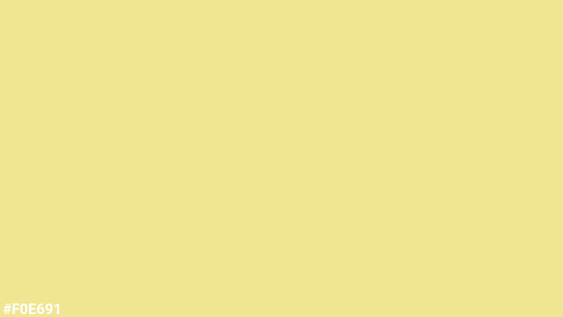 Pantone 608 U | #F0E691 - Detailed Color Information and Usage
