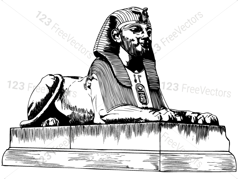 Black and White Illustrations of Classical Statues