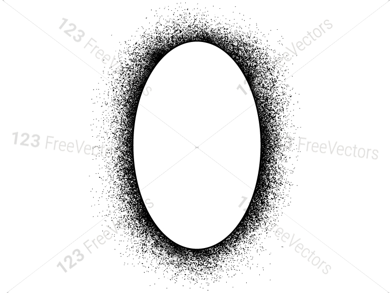 Spray Paint Shape Frames