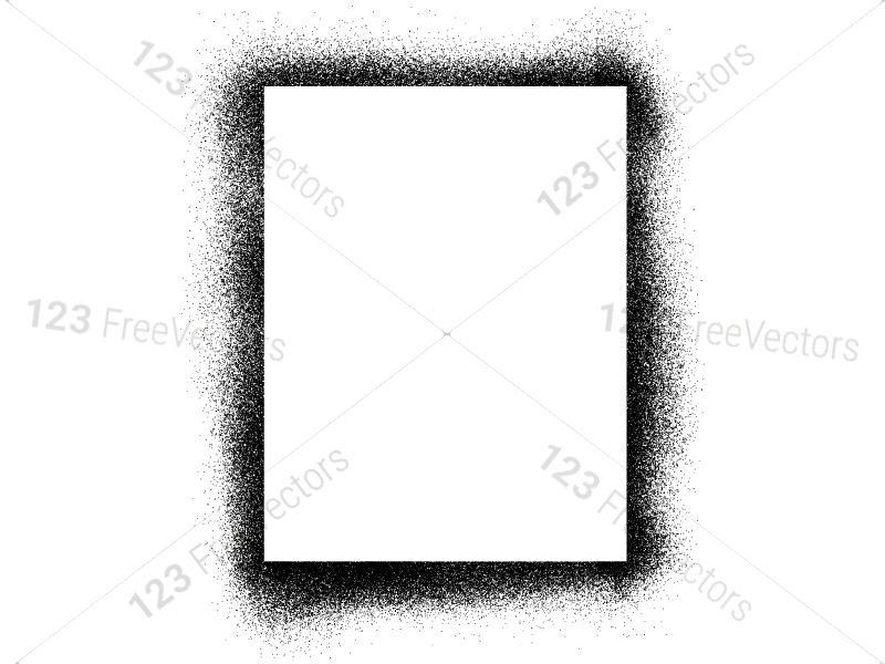 Spray Paint Shape Frames