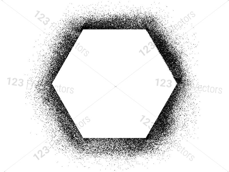 Spray Paint Shape Frames