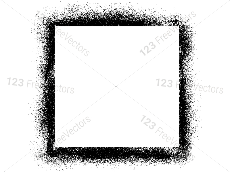 Spray Paint Shape Frames