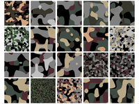 4 Color Camouflage Pattern Pack